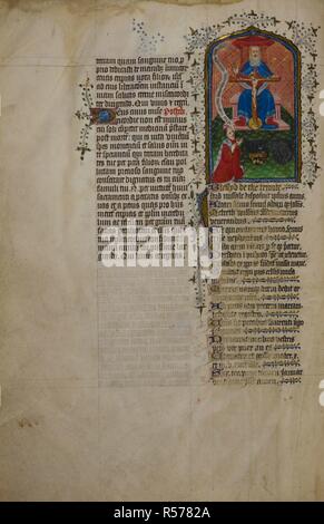 . English: miniature of Jesus Christ in the 8th century illuminated ...