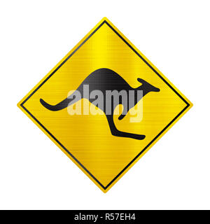 sign, signal, danger, australia, kangaroo, warning, australian, road ...