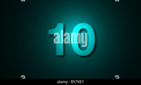 Highlighted Number with shadow. Digital background Stock Photo - Alamy