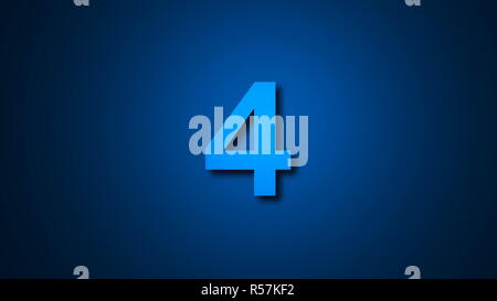 Highlighted Number with shadow. Digital background Stock Photo - Alamy