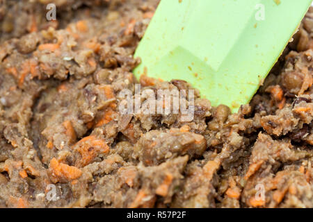 Mashed lentils mix to prepare lentils burger Stock Photo - Alamy