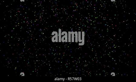 Animation of colorful falling confetti alpha channel included Stock ...