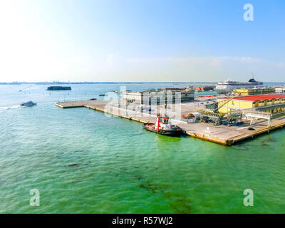 Venice, Italy - June 06, 2015: View one of venetian gondolier at Venice ...