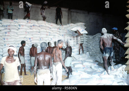 A food storage warehouse in Kismayo. Subject Operation/Series: CONTINUE ...