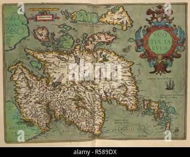 Map Of England 1601 Stock Photo - Alamy