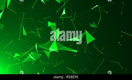 Abstract Plexus Background. Hi Tech Digital Background Stock Photo - Alamy