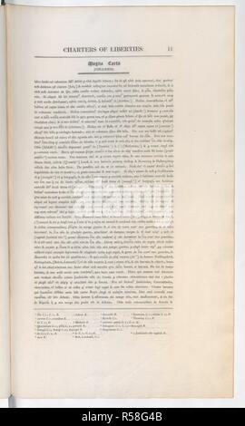 Magna Carta (1225 version Stock Photo - Alamy