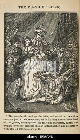 The Murder of David Rizzio (Mary, Queen of Scots witnessing the murder ...