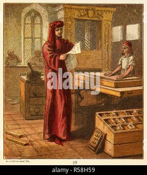 William Caxton, first person to introduce a printing press to England ...