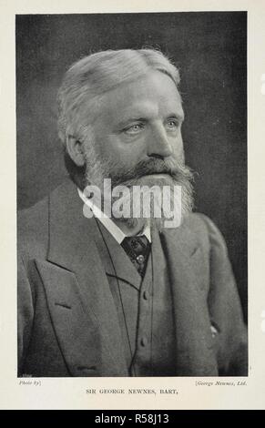 Sir George Newnes - English Publisher - in his office Stock Photo - Alamy