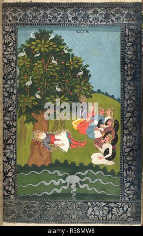 In this scene from the Mahabharata, Bhisma agrees to locate the ...