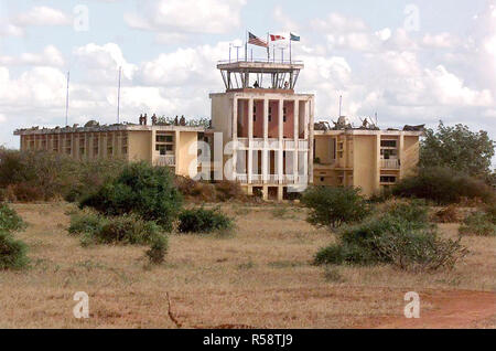 1992 - Soldiers from combined US and Canadian Forces secure an ...