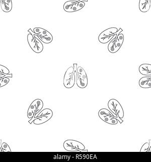 Bronchitis lungs pattern seamless vector repeat geometric for any web ...