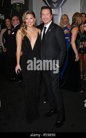 Kurt Busch, Ashley Busch 2018 Monster Energy NASCAR Cup Series Awards ...