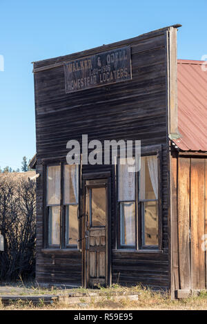 Historic Walker & Odell Homestead Locater building in Old Molson ...