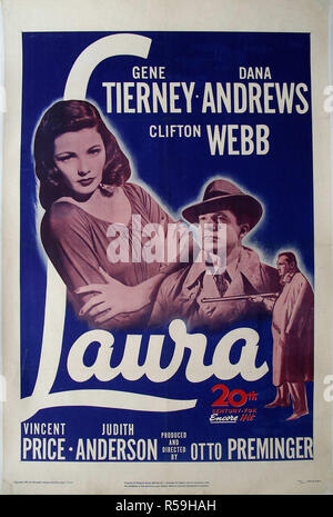 Laura - Original Movie Poster Stock Photo - Alamy