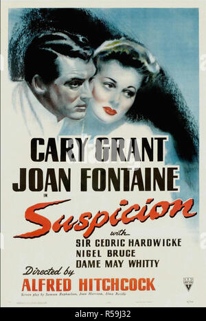 Suspicion - Original Movie Poster Stock Photo - Alamy