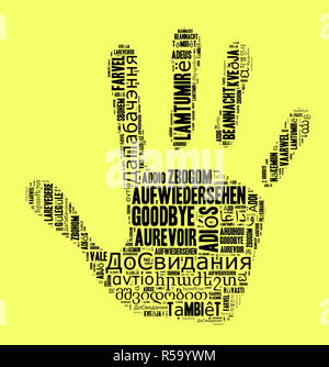 Goodbye in different languages word cloud Stock Photo: 181136964 - Alamy