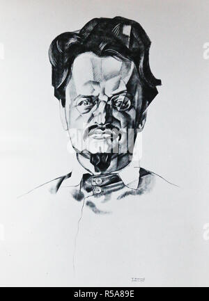 Photographic portrait of Leon Trotsky (1879-1940) a Marxist ...