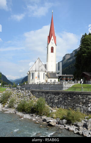 Church in Au, Bregenzerwald Stock Photo - Alamy
