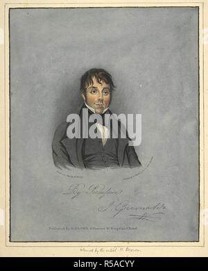 A portrait of the famous English clown Joseph Grimaldi, painted by John ...