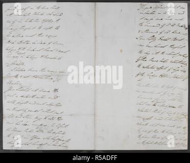 Autograph letter written by Napoleon Bonaparte at the age of 14, at the ...