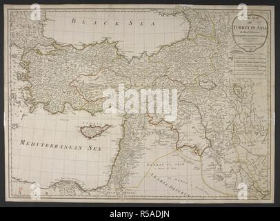 A map of Turkey in Asia , Turkey, Maps, Middle East, Maps Norman B ...
