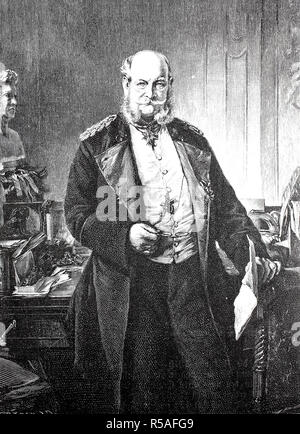 Kaiser Wilhelm I, 1797 – 1888. King of Prussia and first German Emperor ...