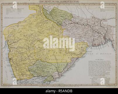 A map of Indostan Stock Photo - Alamy