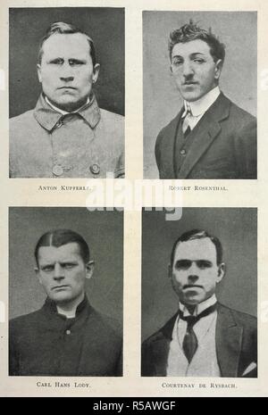Four German spies who were executed in the Tower of London during the ...