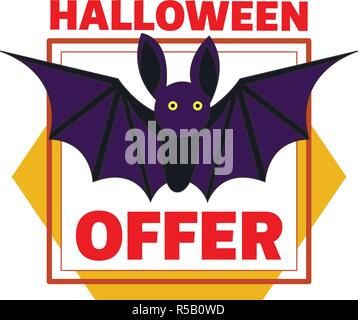 Illustration of shopping ghost. Ghost logo vector template. Flat vector ...