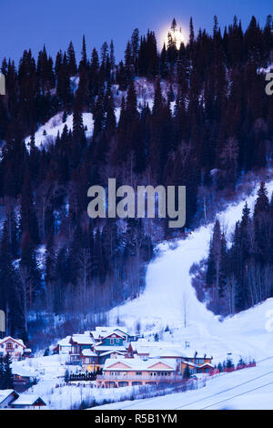 Canada, British Columbia, Sun Peaks, Sun Peaks Resort, Sunburst Express ...