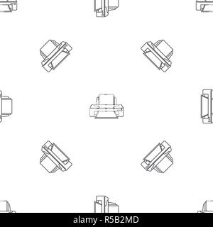Jet printer pattern seamless vector repeat geometric for any web design ...