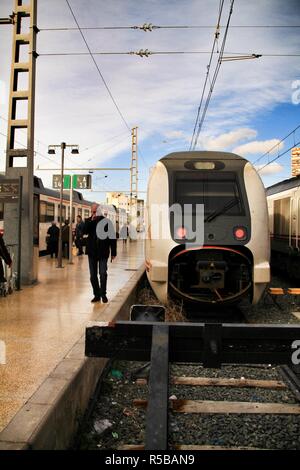 Alicante, Spain-November 27, 2018: Passengers waiting for departure on ...