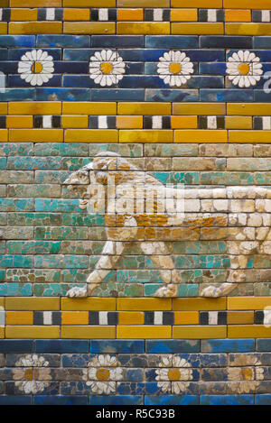 Lion. Glazed tiles from the Processional Way from Babylon in the ...