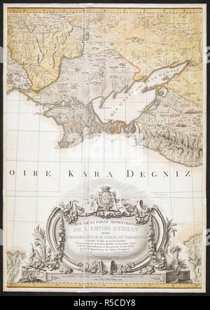 This 1774 map by Giovanni Antonio Rizzi Zannoni depicts the Black Sea ...