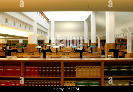 British Library Reading Room. 20th century. The British Library Reading ...