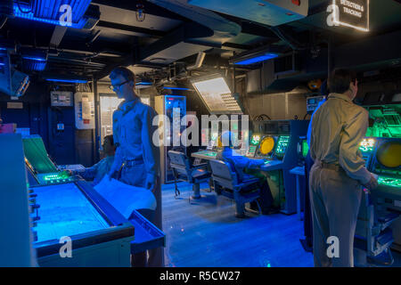 Combat Information Center (CIC), USS Cassin Young, Boston National ...