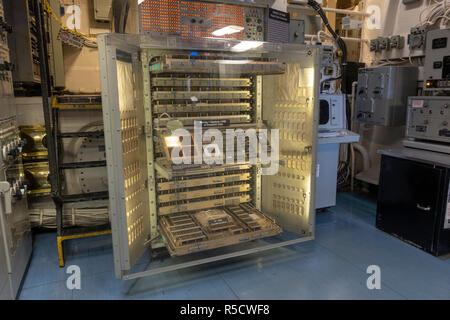 The Univac CP-642B in the SINS room (Ships Inertial Navigation System ...