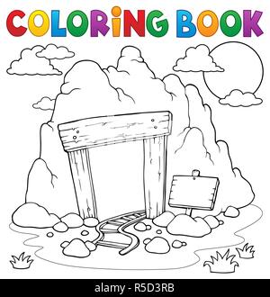 colour, paint, painted, mine, colouring, mining, book, pick, art ...