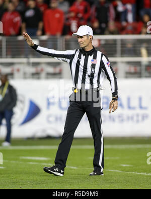 NCAA referee Chris Coyte in the first half during an NCAA college ...
