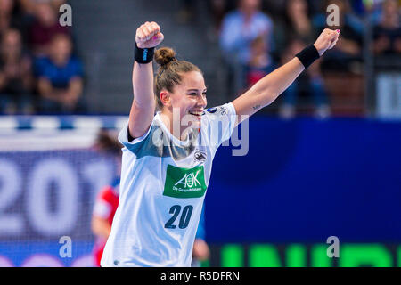 France, 1st December 2018. : Handball, women: EM, Norway - Germany ...