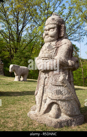 Korea, Seoul, Royal Tombs of Heolleung and Illeung, Tomb of King Sunjo ...
