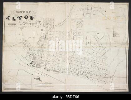 Map of the City of New York. 1854. Valentine, D. T. (David Thomas ...