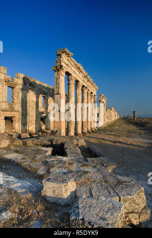 Syria, Apamea (Afamia) Archaeological Site (founded 3rd Century BC ...