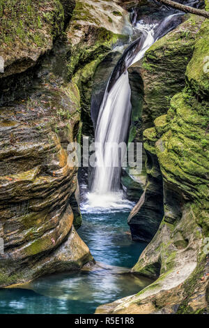 Beautiful landscape of slender hills in a rose gold sunset Stock Photo ...