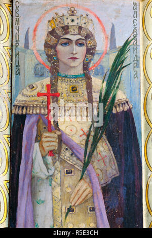 Mural painting by Milhail Nesterov, Church of St. Alexander Nevsky ...