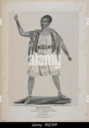 Aldridge, Ira Frederick Stock Photo - Alamy