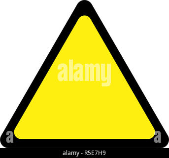 Generic hazard sign Stock Photo - Alamy