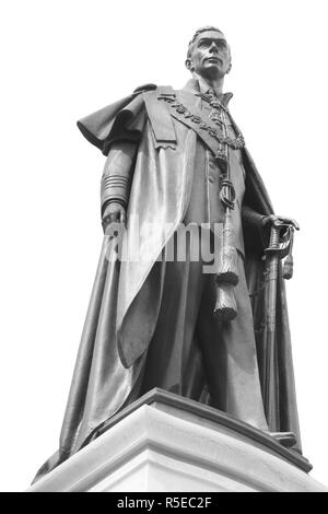 Statue of King George 6th of Great Britain, in the Mall, Westminster ...